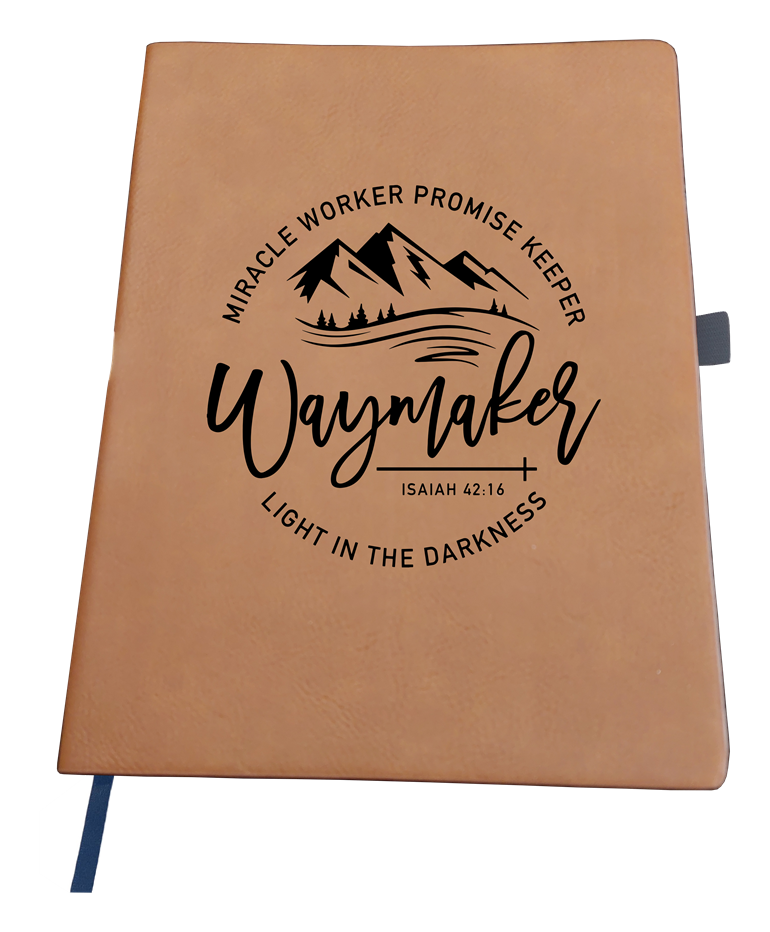 Journal Notebook (Chestnut) - Engraved Scripture Various Designs ...